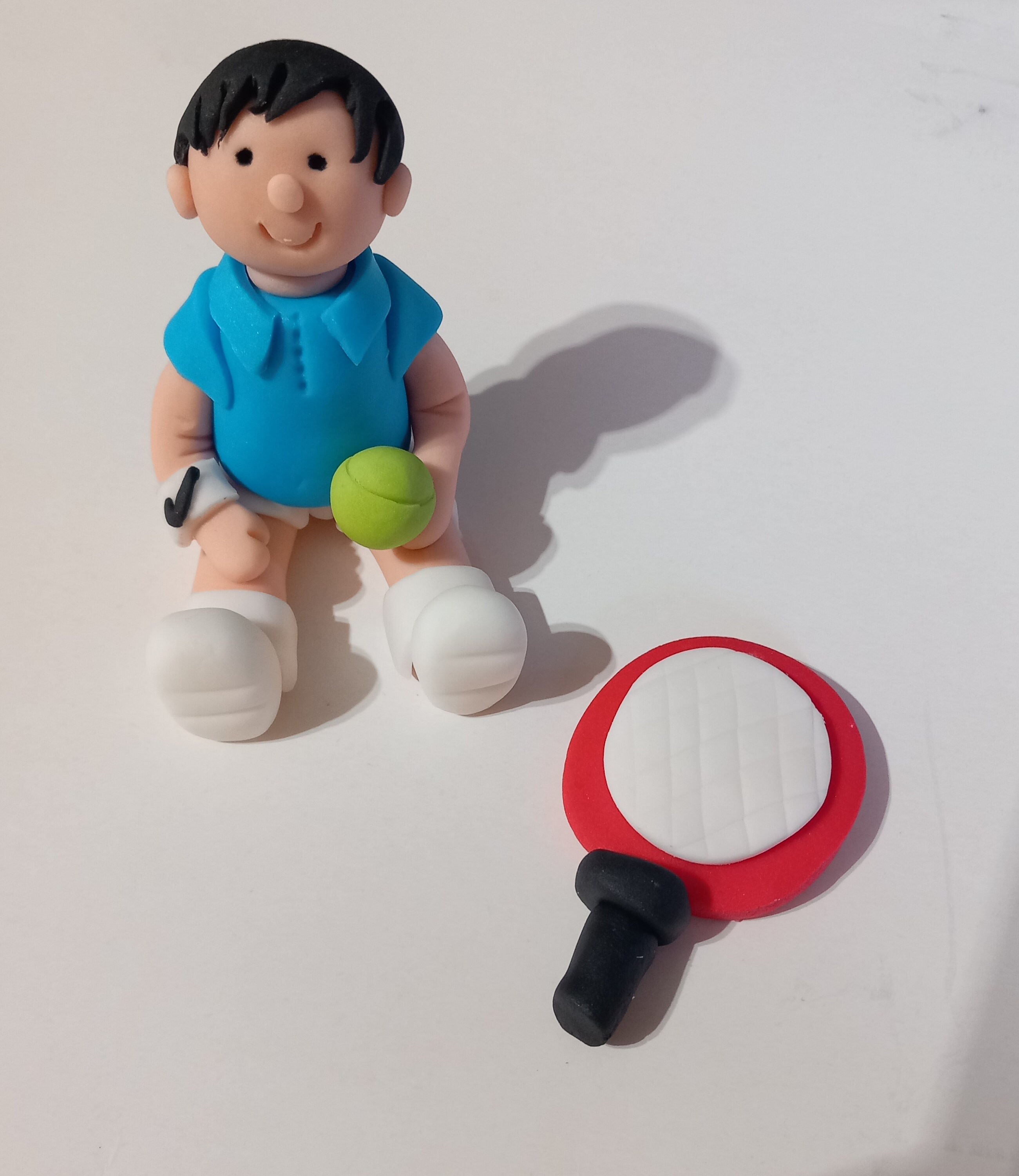 Tennis Player Cake Topper Handmade Edible - Etsy