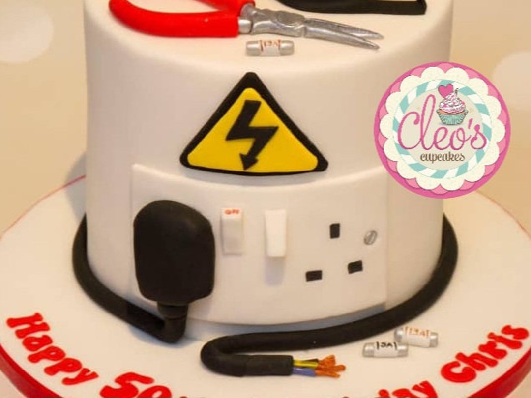 Electrician Cake Toppers, Fondant and Edible! - Etsy