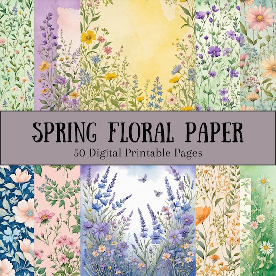 Bright Spring Floral Background