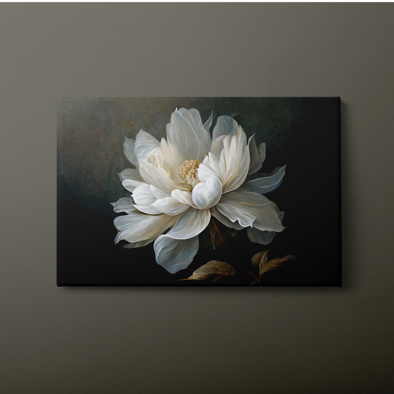 White Canvas Art - Etsy