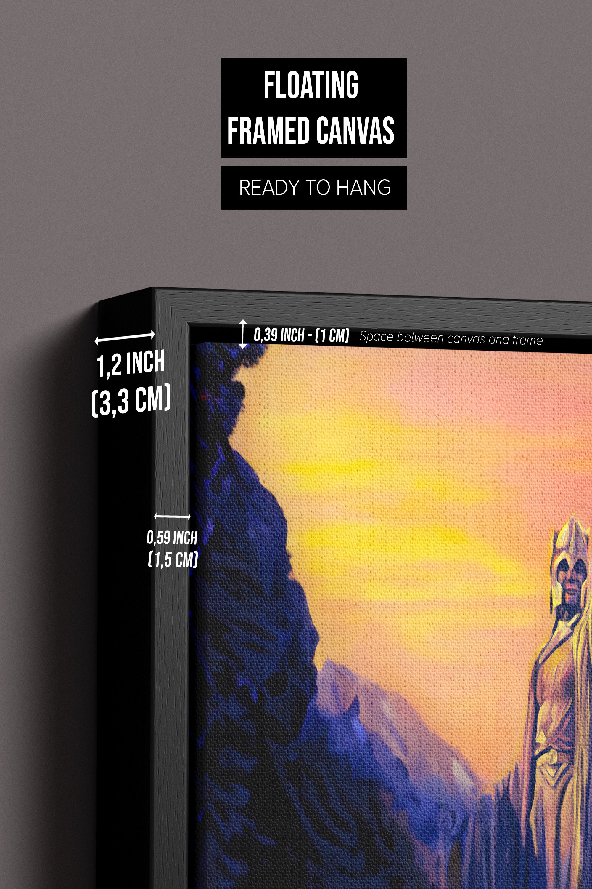 Lord of the Rings Argonath Canvas Print LOTR Canvas Lord of - Etsy