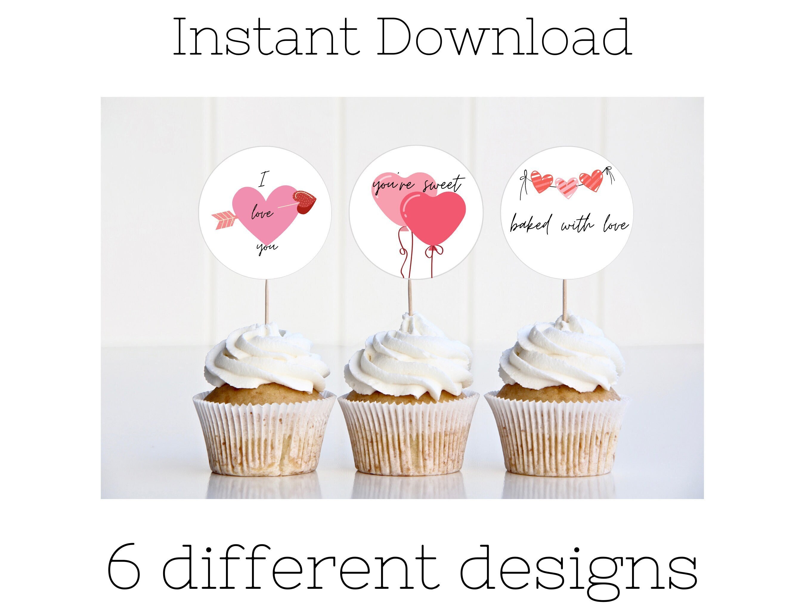I Love You Cupcake Ideas