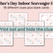 Indoor Printable Mother's Day Scavenger Hunt for Kids & Moms | Treasure ...