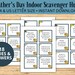 Fathers Day Printable Scavenger Hunt for Kids & Dads Indoor Treasure ...