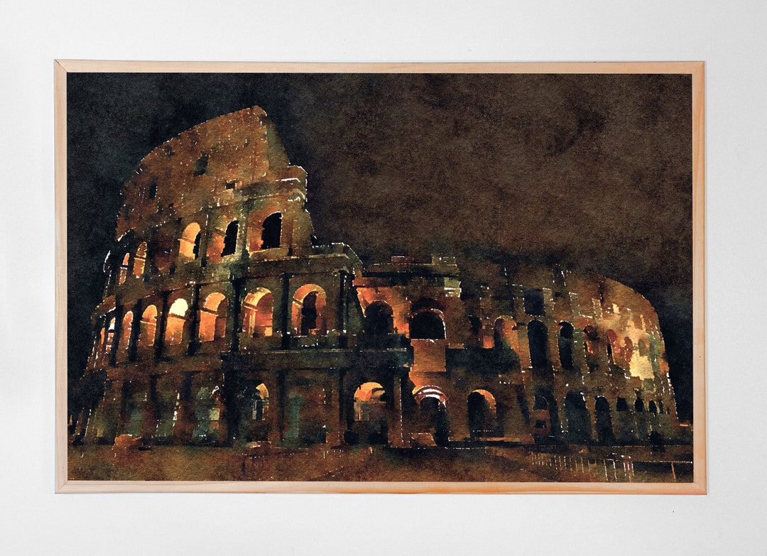 Instant Download Printable Art Wall Art Print Colosseum at - Etsy