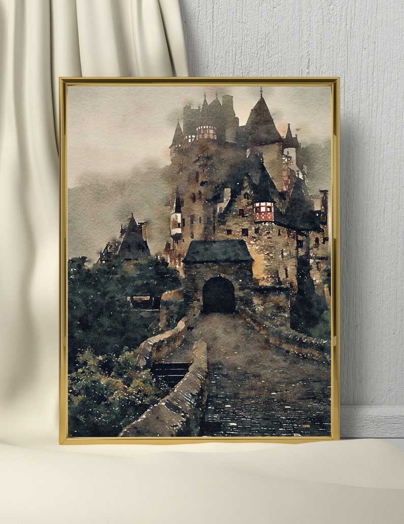 Printable Wall Art, Instant Download Print, Wall Art Print, Burg Eltz ...