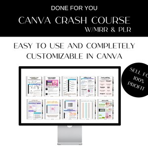 Canva Crash Course With Master Resell Right MRR and Private Label ...