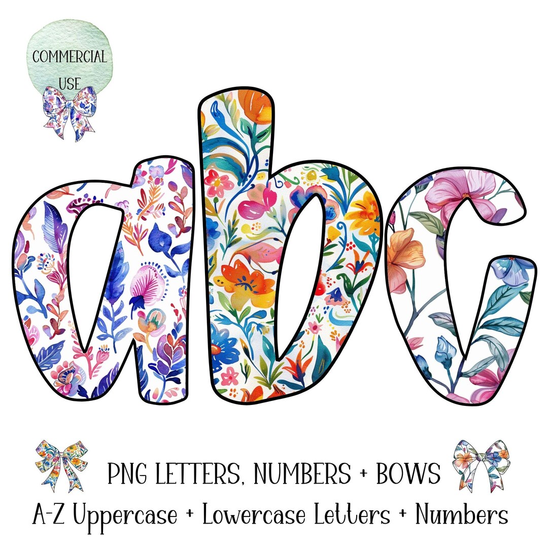 Preppy Grandmillenial Alphabet PNG, Doodle Letter, Preppy Doodle ...