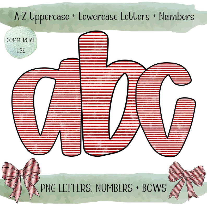Stripe Alphabet PNG Clipart, Red Doodle Font, Valentines Doodle Letters ...