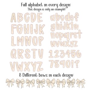 Pink Doodle Alphabet PNG Bundle – 12 Coquette Toile Letters, Preppy ...
