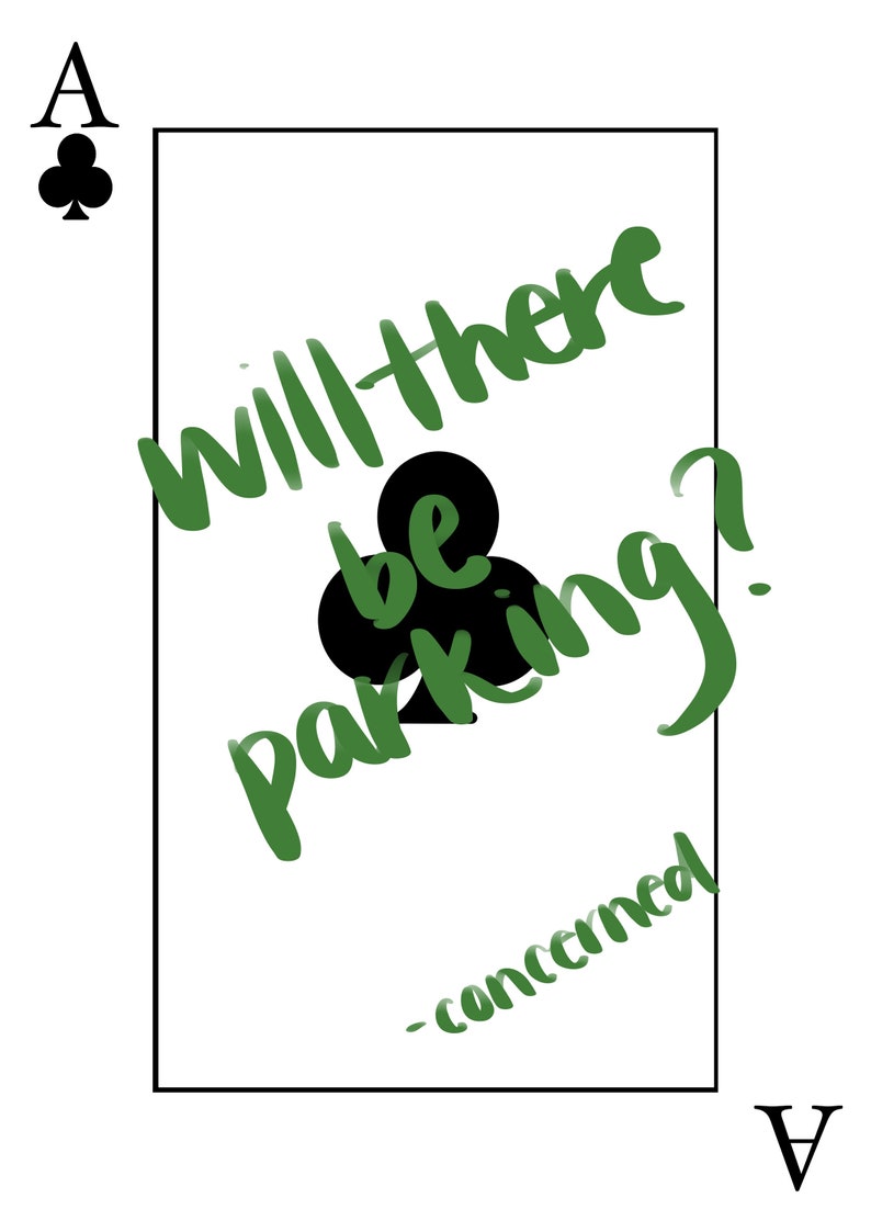 Custom Playing Card Message Digital Print | Digital Art Download ...