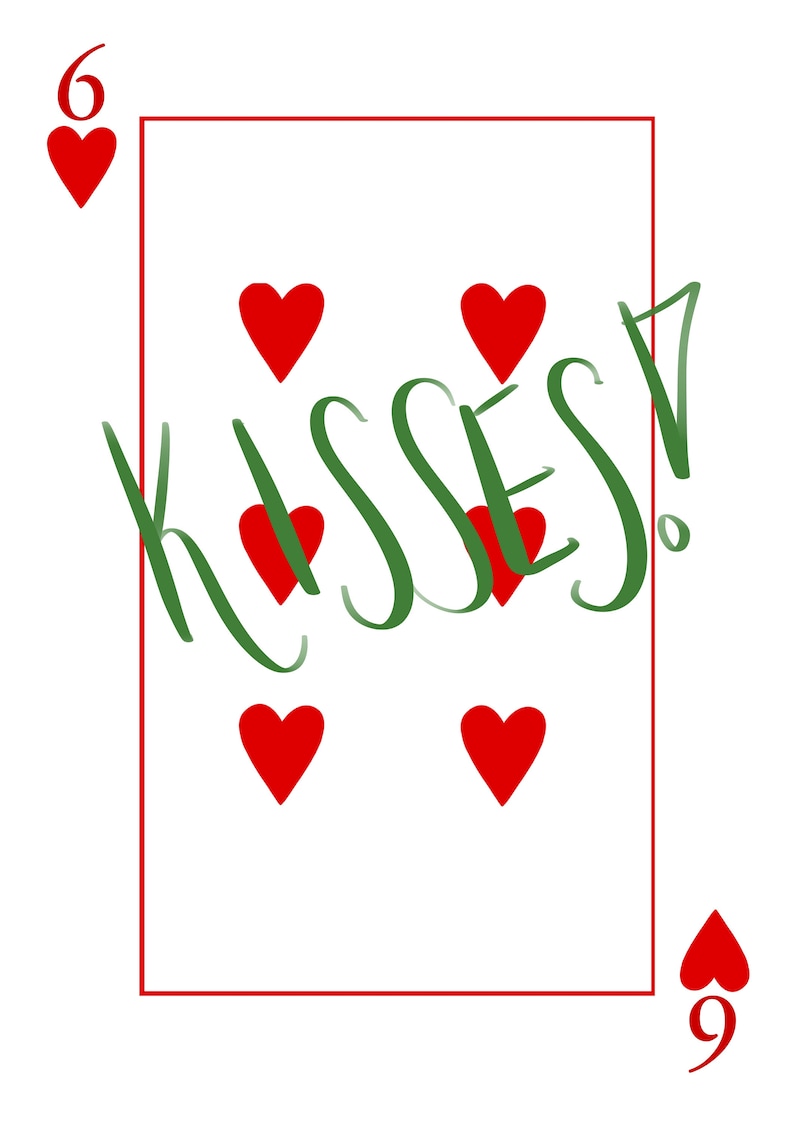 Custom Playing Card Message Digital Print | Digital Art Download ...