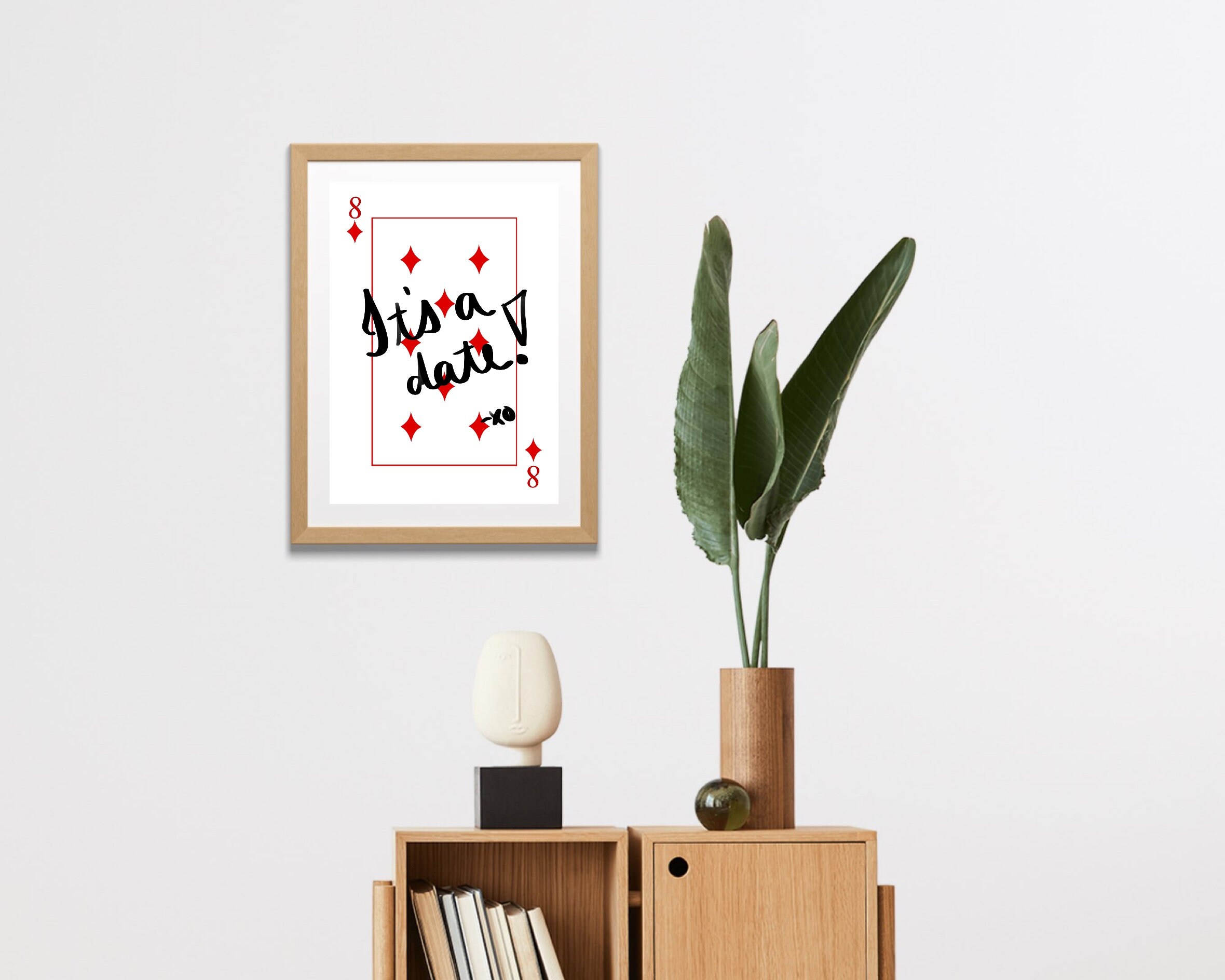 Custom Playing Card Message Digital Print | Digital Art Download ...