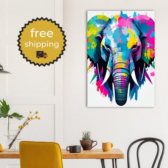 Abstract Elephant Head