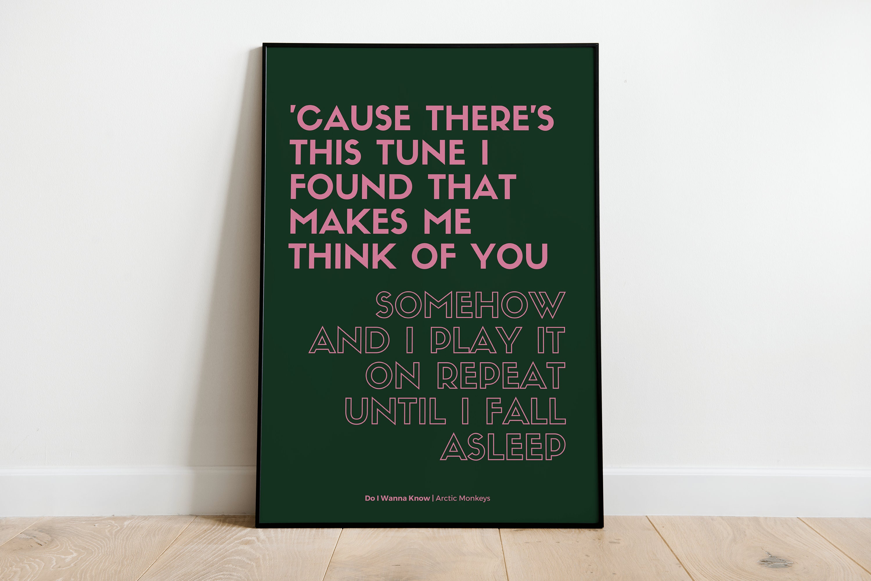 Custom Song Lyric Print | Song Lyrics Poster | Music Poster sold by ...
