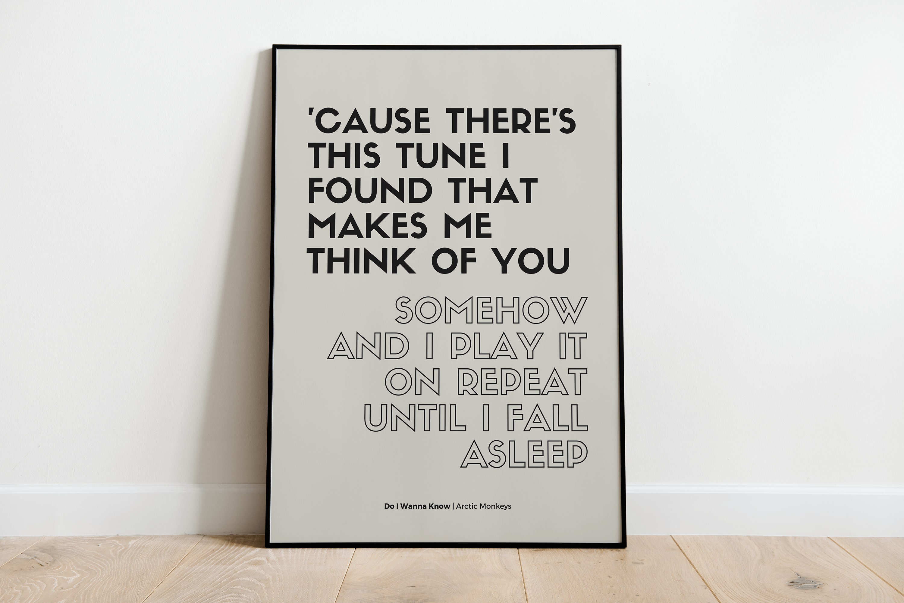 Custom Song Lyric Print | Song Lyrics Poster | Music Poster sold by ...