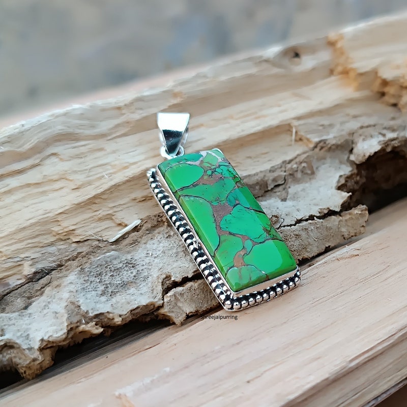 Rectangle Pendant - Etsy