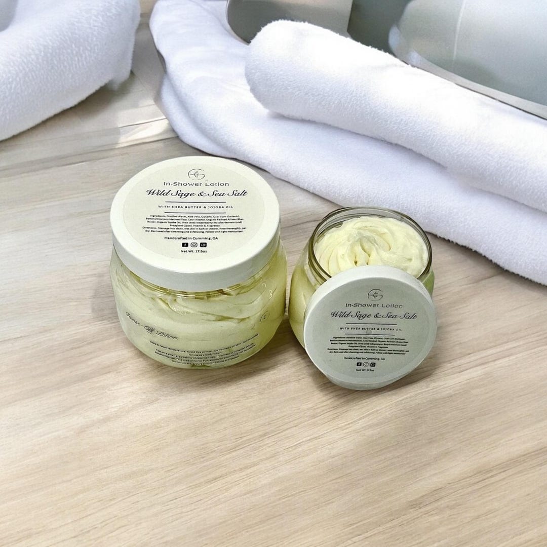 Rinse off Lotion/moisturizing/in-shower Lotion - Etsy