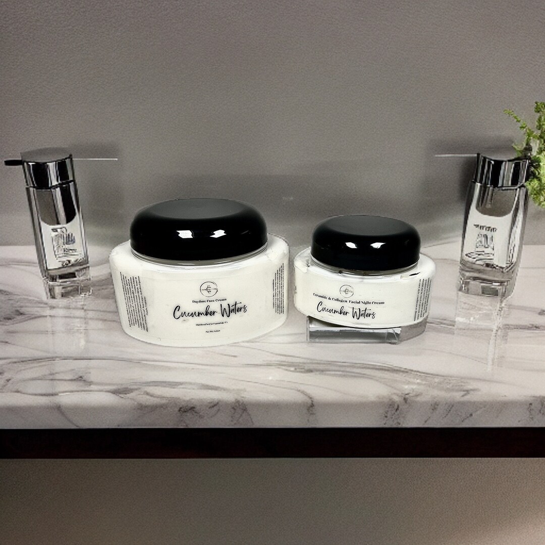 Daytime and Nighttime Ceramide Collagen Face Cream Set - Etsy