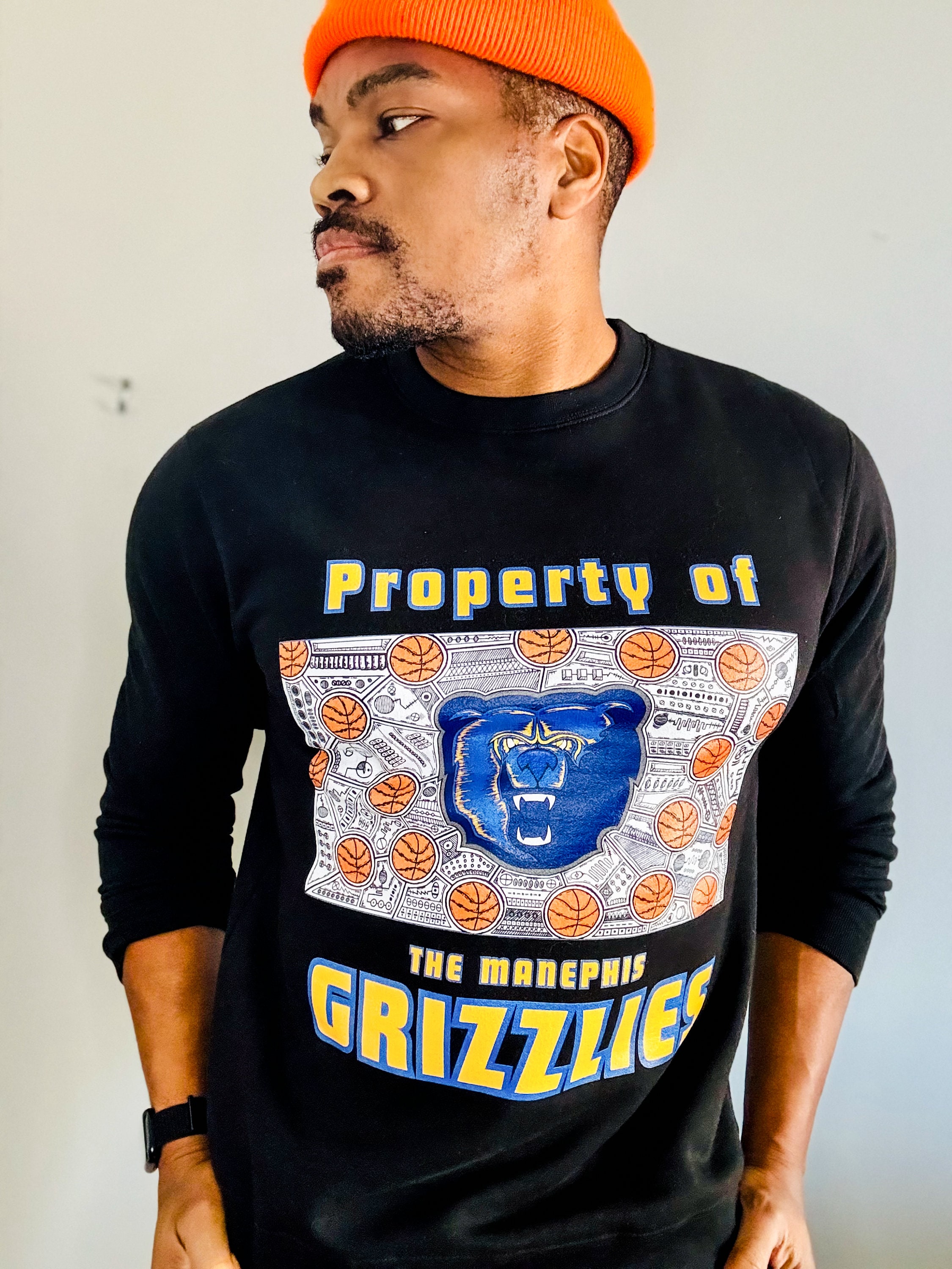 Property of the MANEPHIS Grizzlies Crewneck Sweater - Memphis ...