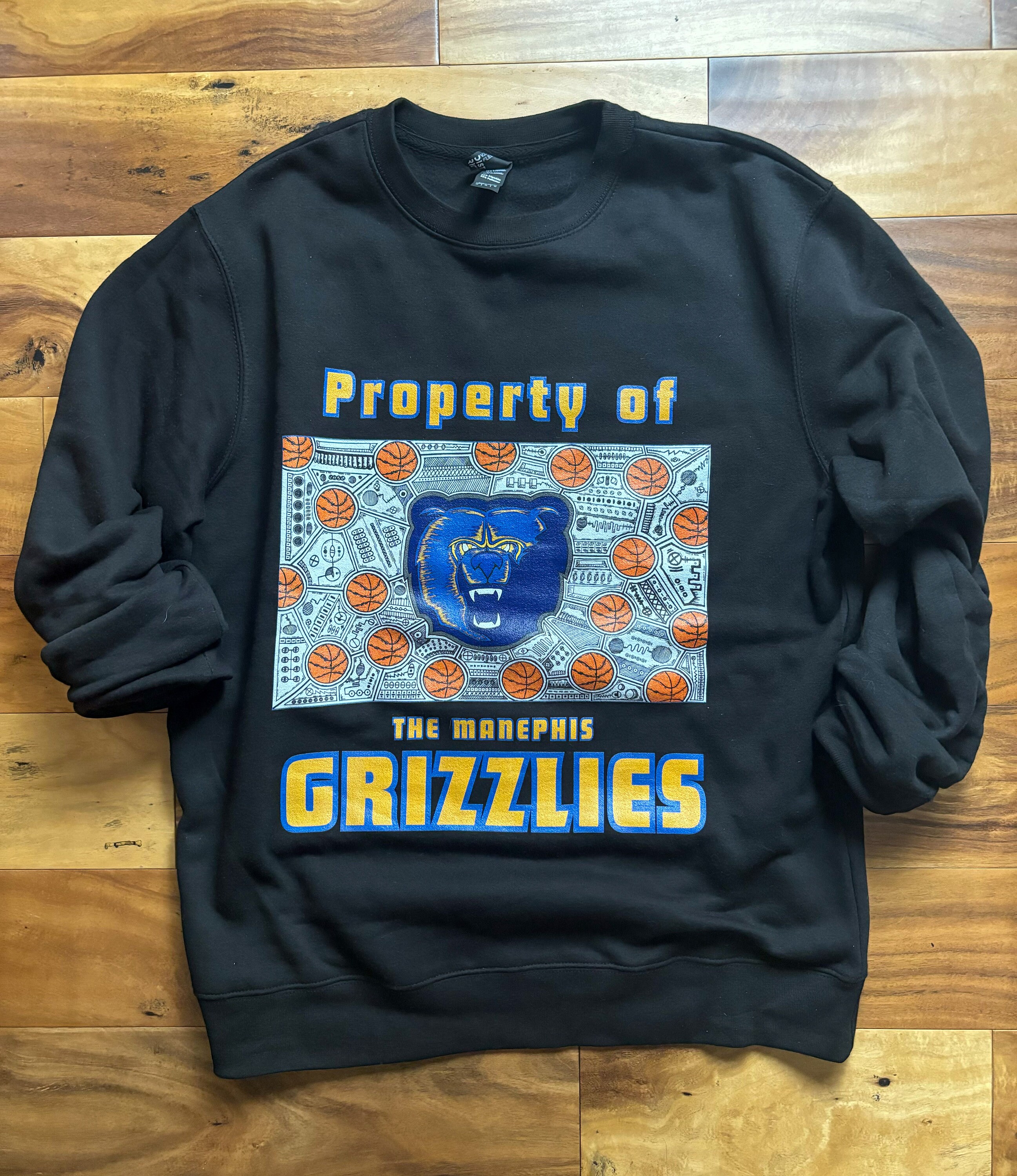 Property of the MANEPHIS Grizzlies Crewneck Sweater - Memphis ...