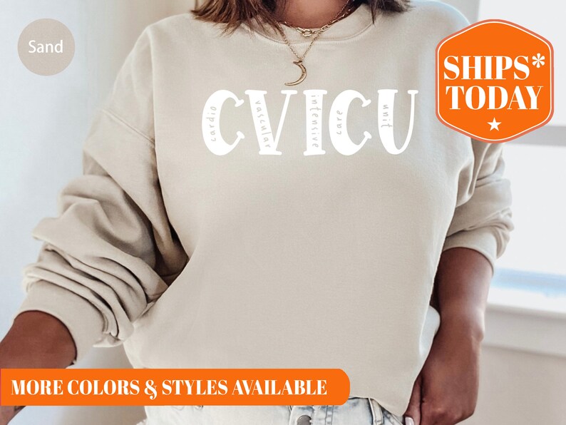 Cardiovascular Intensive Care Unit Sweatshirt CVICU Hoodie - Etsy
