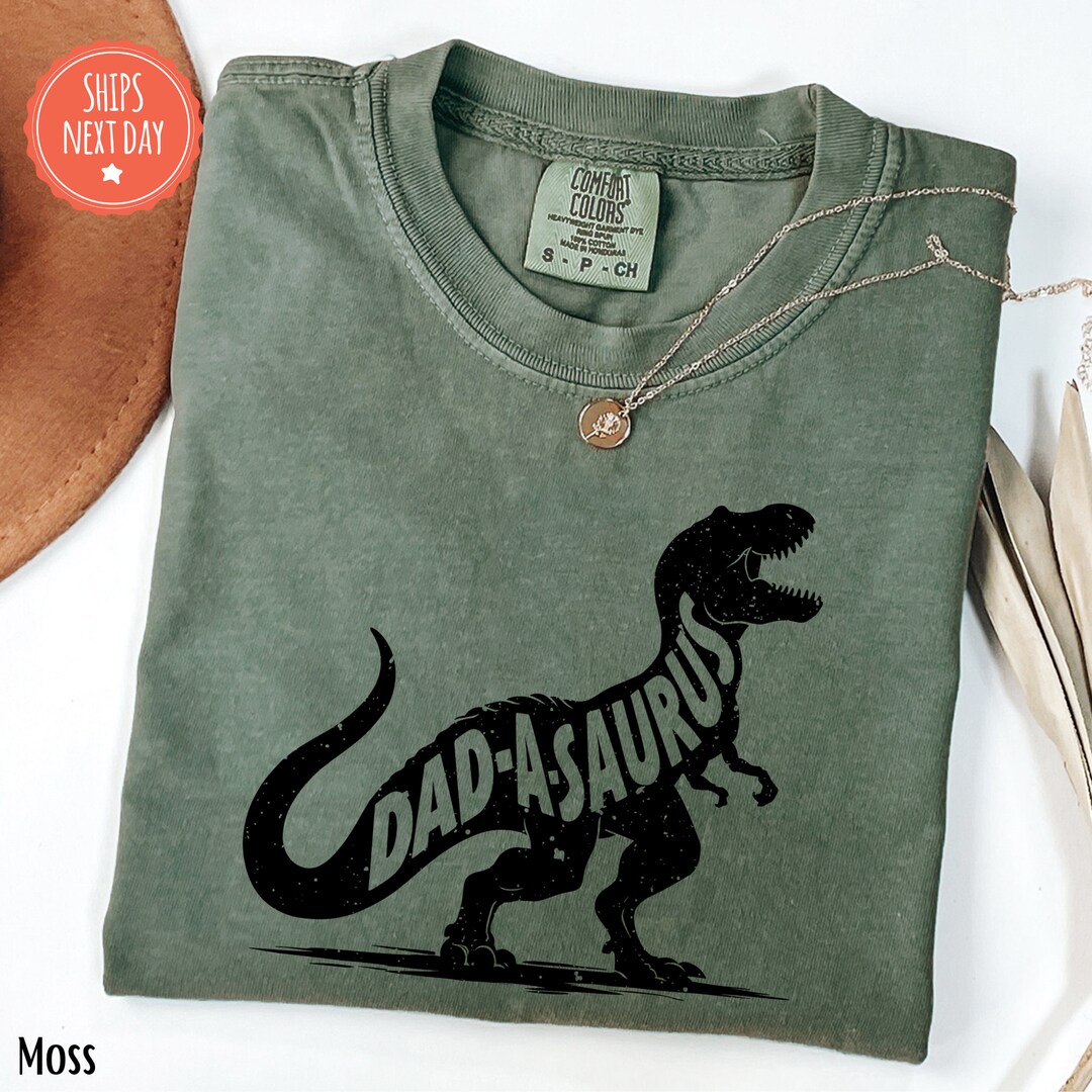 Dad-a-saurus Shirt - Dinosaur Daddy - Dinosaur Father Tee - Father's ...