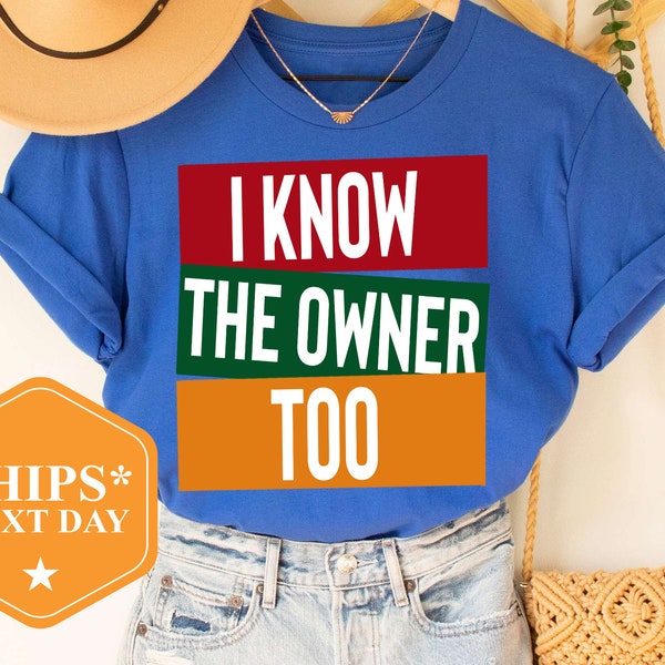 I Know the Owner - Etsy