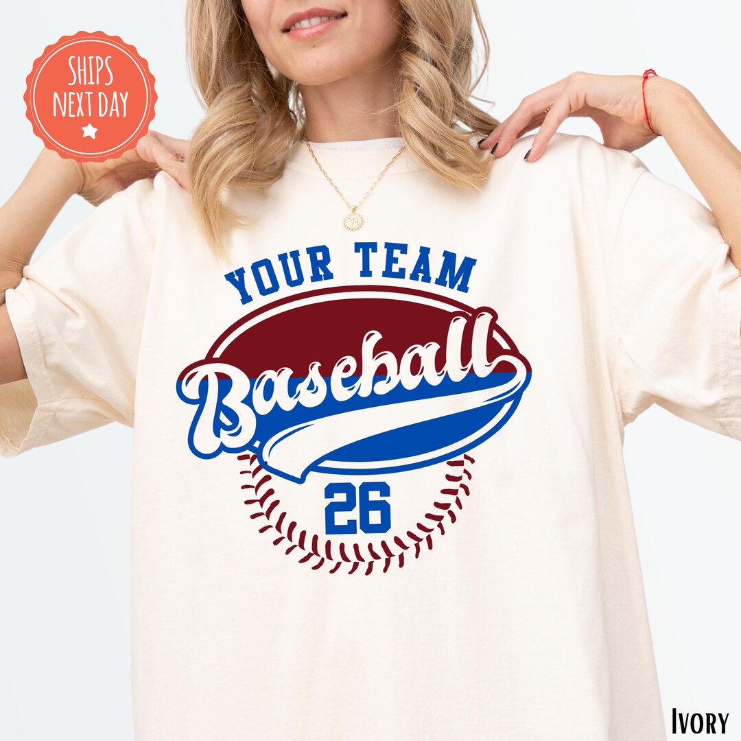 Custom Baseball Shirt - Baseball Team Name Shirts - Personalized ...