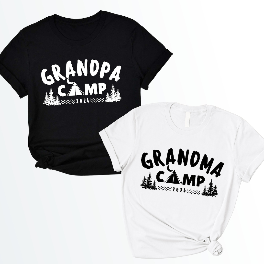 Custom Grandpa Camp Shirt Camp Grandma Tshirt Custom Camping Shirt Camp ...