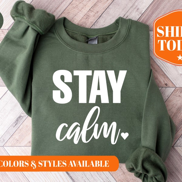 Keep Calm Hoodie - Etsy