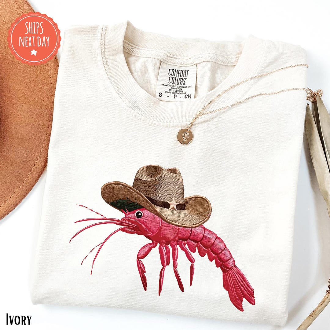 Shrimp Sheriff Shirt - Shrimp Shirt - Cute Shrimp Shirt - Shrimp ...