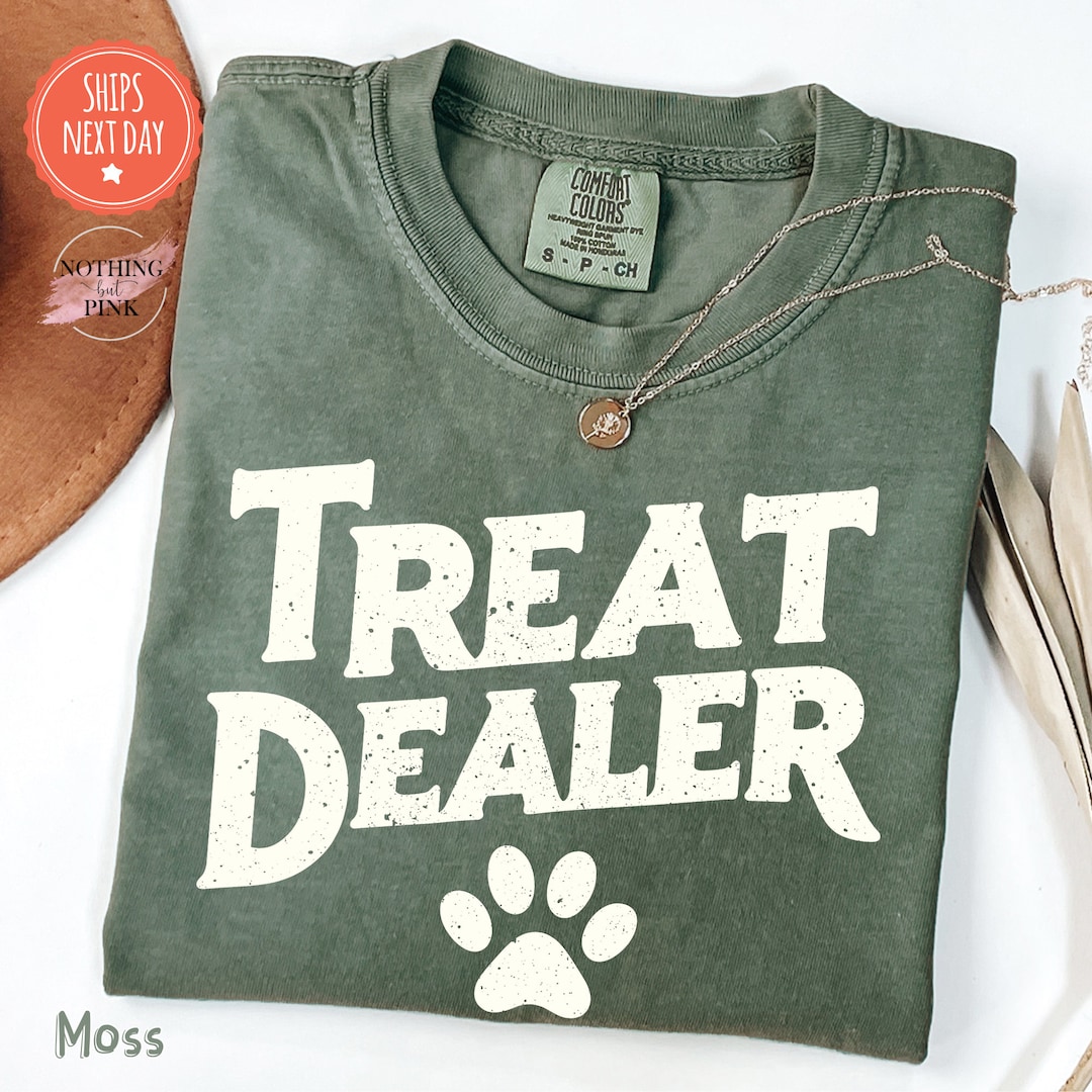 Funny Dog Lover Shirt Dog Mom Gift Treat Dealer Tshirt Dog Mom Tee Dog ...