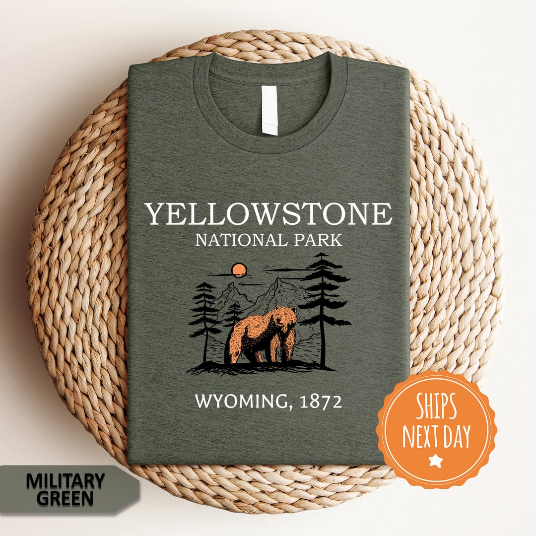 Yellowstone National Park Shirt Yellowstone Shirt Vintage National Park ...