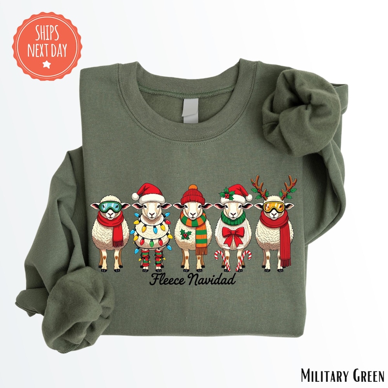 Fleece Navidad Sweater - Etsy