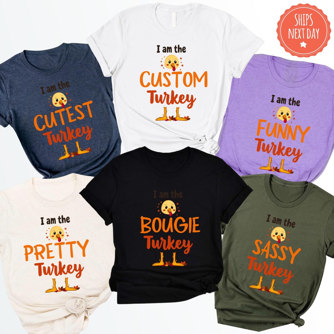 Thanksgiving Family Shirts Matching Family Thanksgiving Tshirts Cute ...