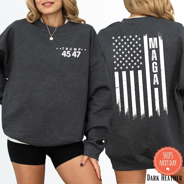 Trump 45 47 Sweatshirt - Etsy