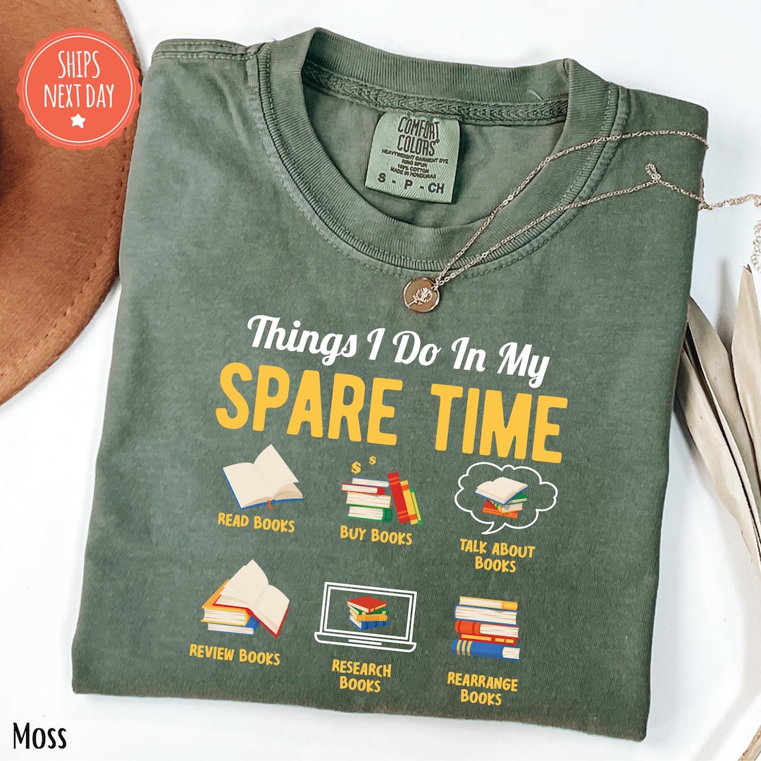 Funny Book Shirt Book Lover Tshirt Librarian Gift Bookworm Tee Things I ...