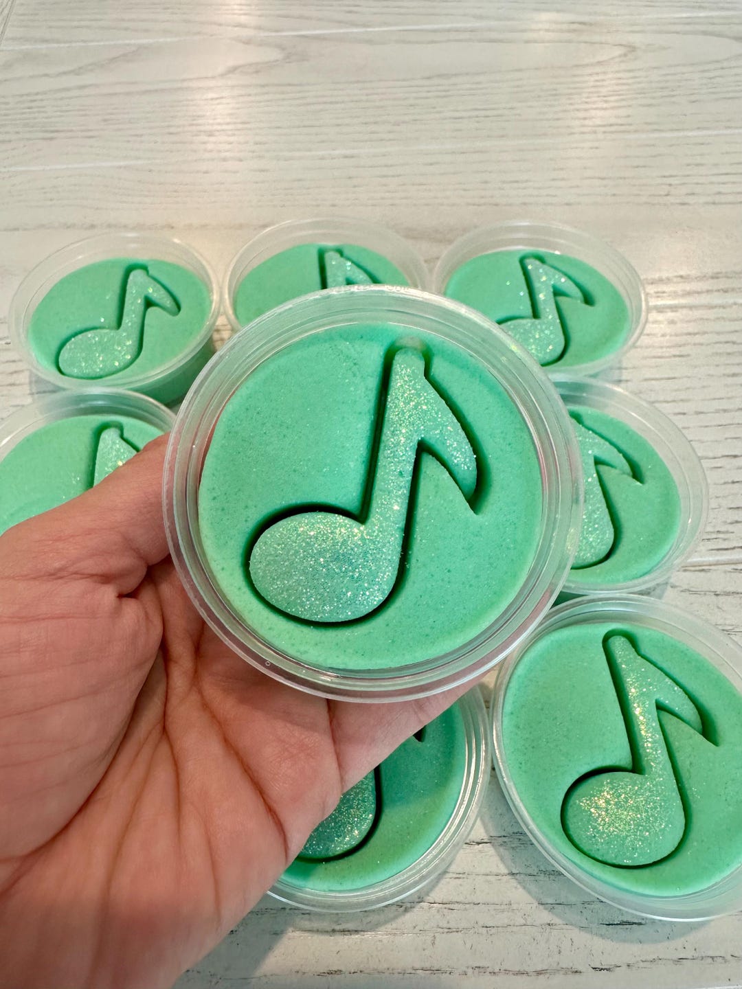 Music Note Play Dough Party Favors: Handmade Goodie Bag Fillers - Etsy