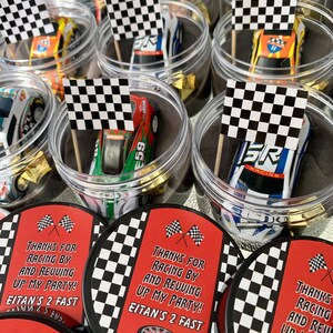 4 Jars Race Cars Birthday, Race Car Favors, Party Favors, Play Dough Favors, Race Car ...