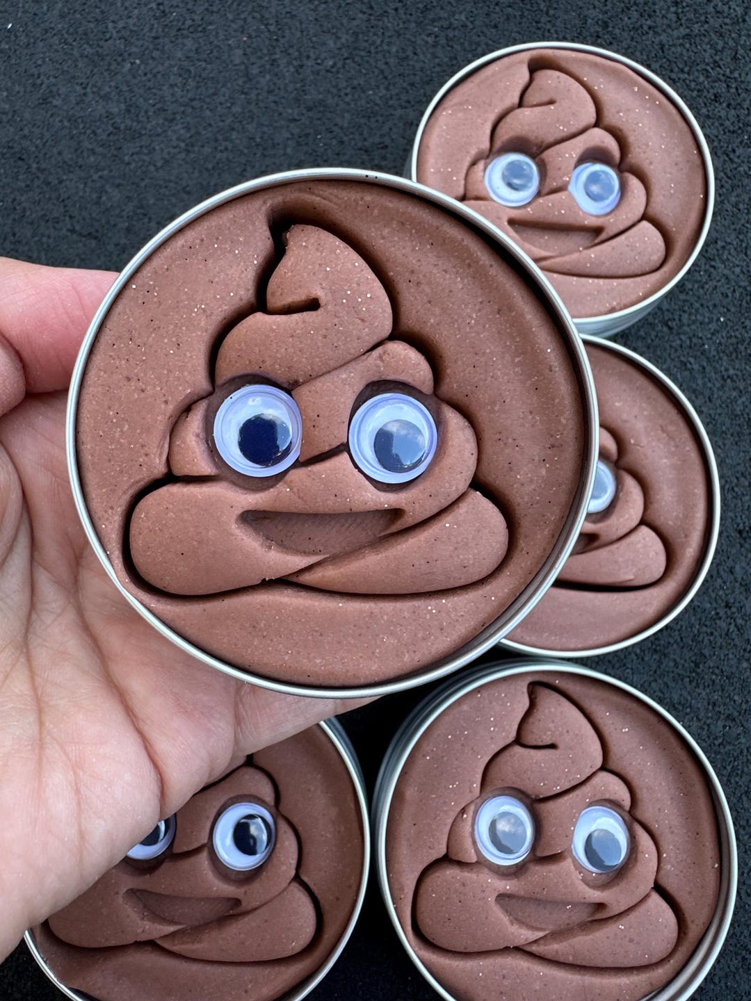 Set of 10, Don’t Be A Party Pooper Play Dough Favors, Stinker, #2 ...