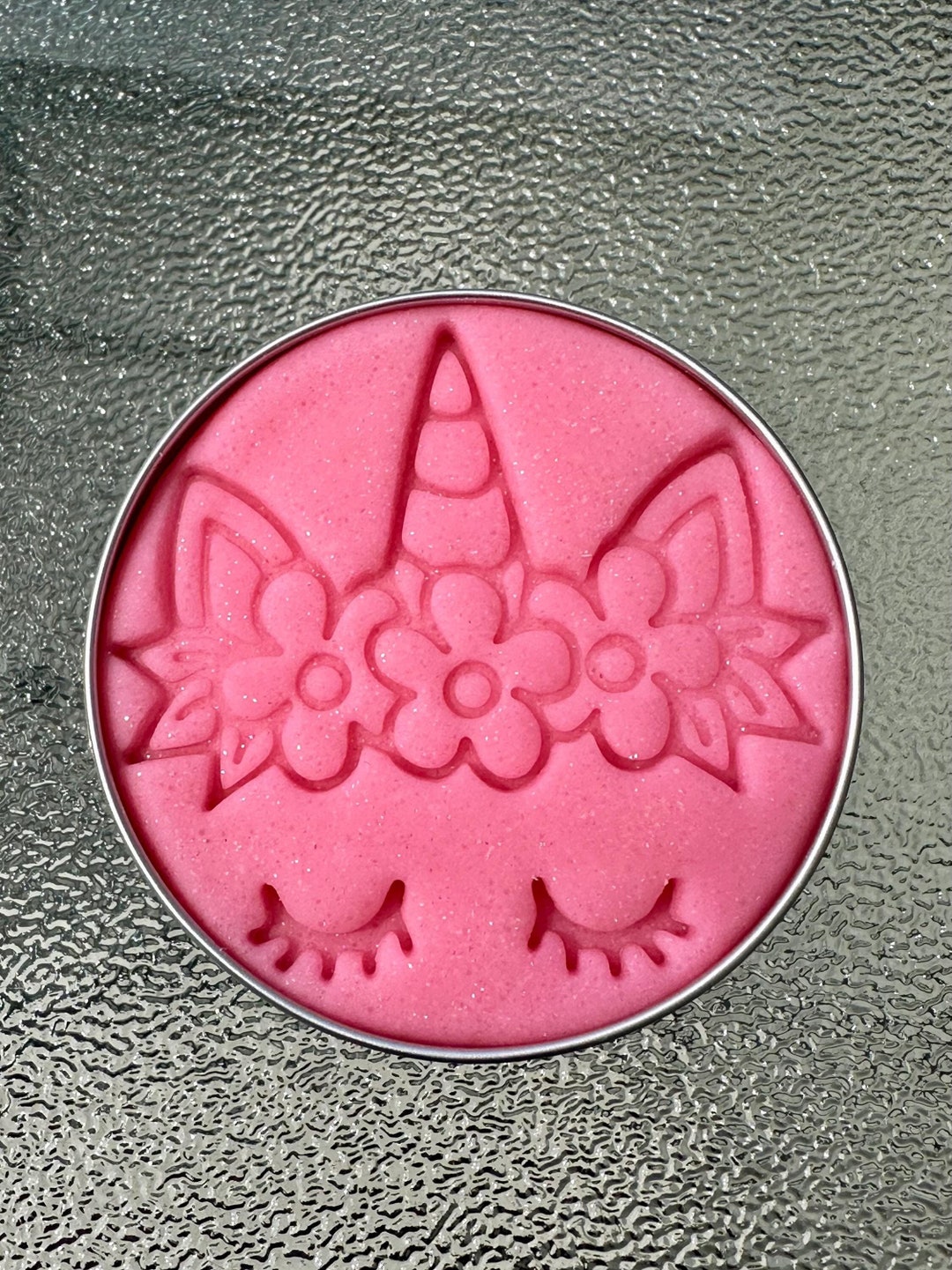 Unicorn Play Dough Party Favors: Handmade Rainbow Dough With Flower ...