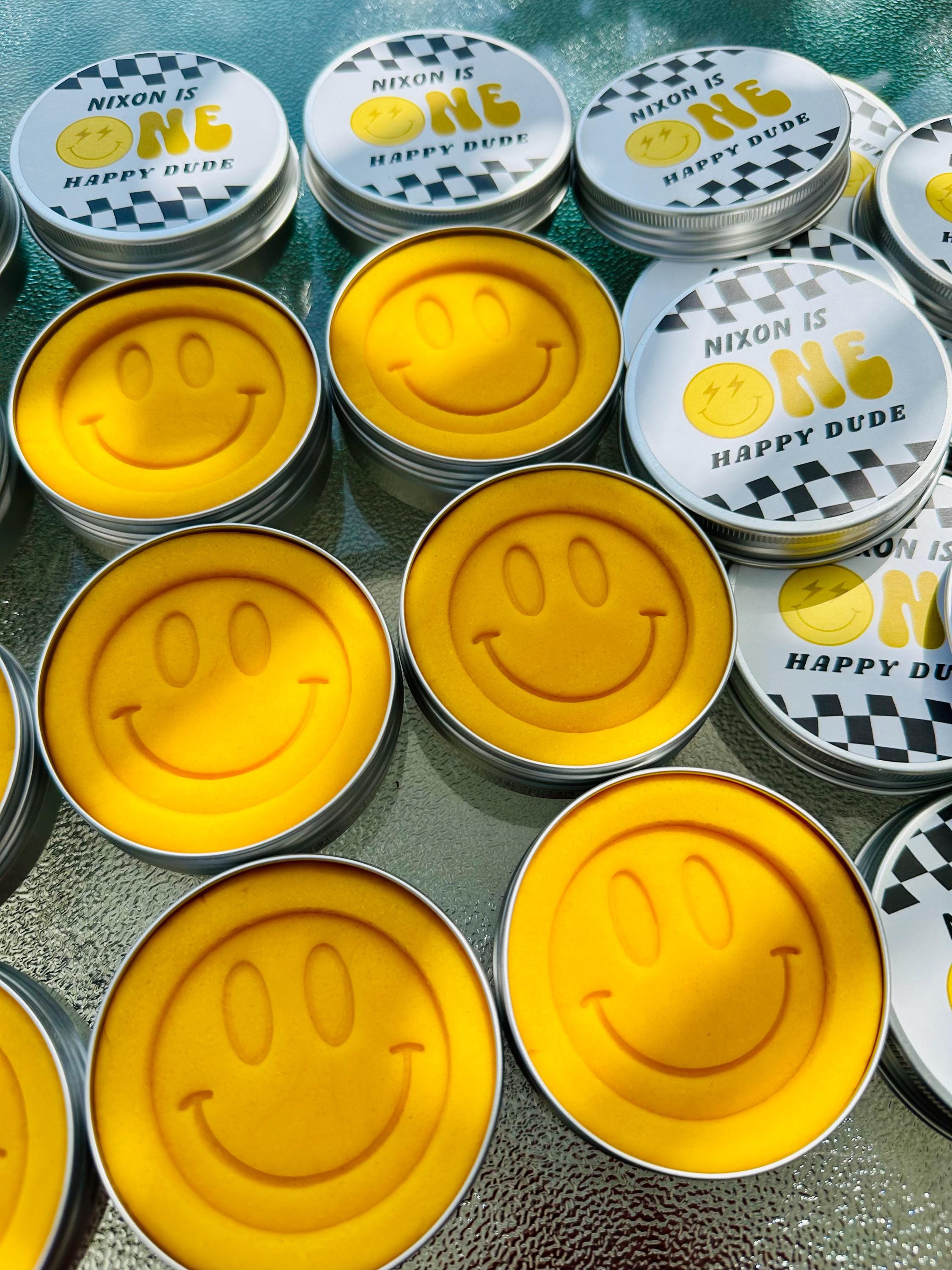 One Happy Dude Birthday Favors | Play Dough Party Favors | Personalized ...