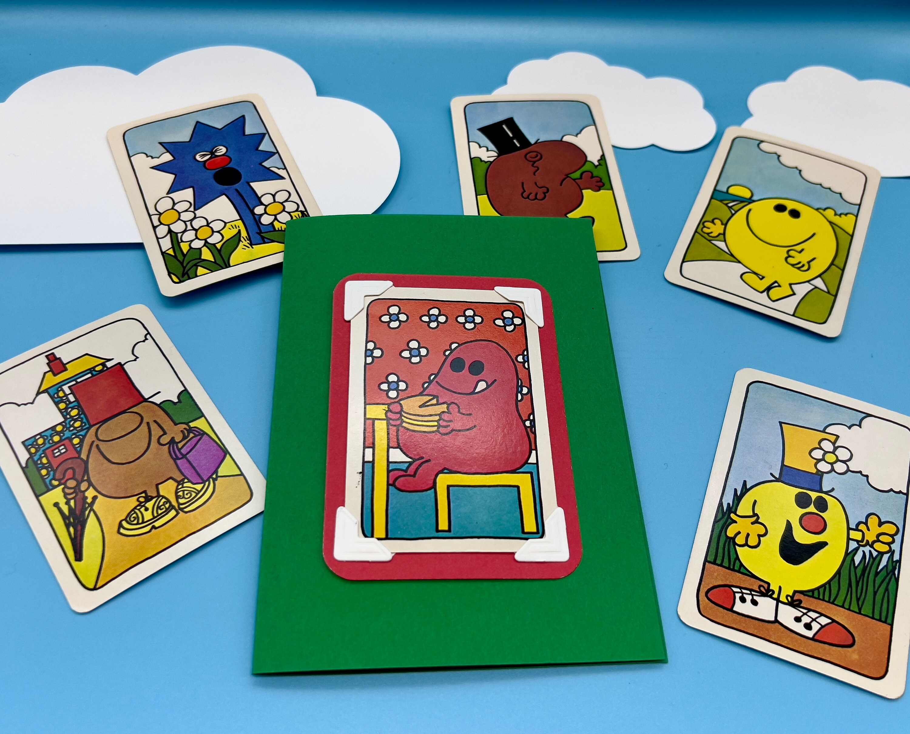 Mr Men Vintage Playing Cards Greetings Card BBC Children's TV Roger ...