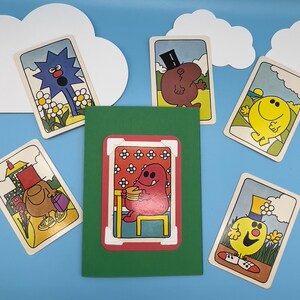 Mr Men Vintage Playing Cards Greetings Card BBC Children's TV Roger ...
