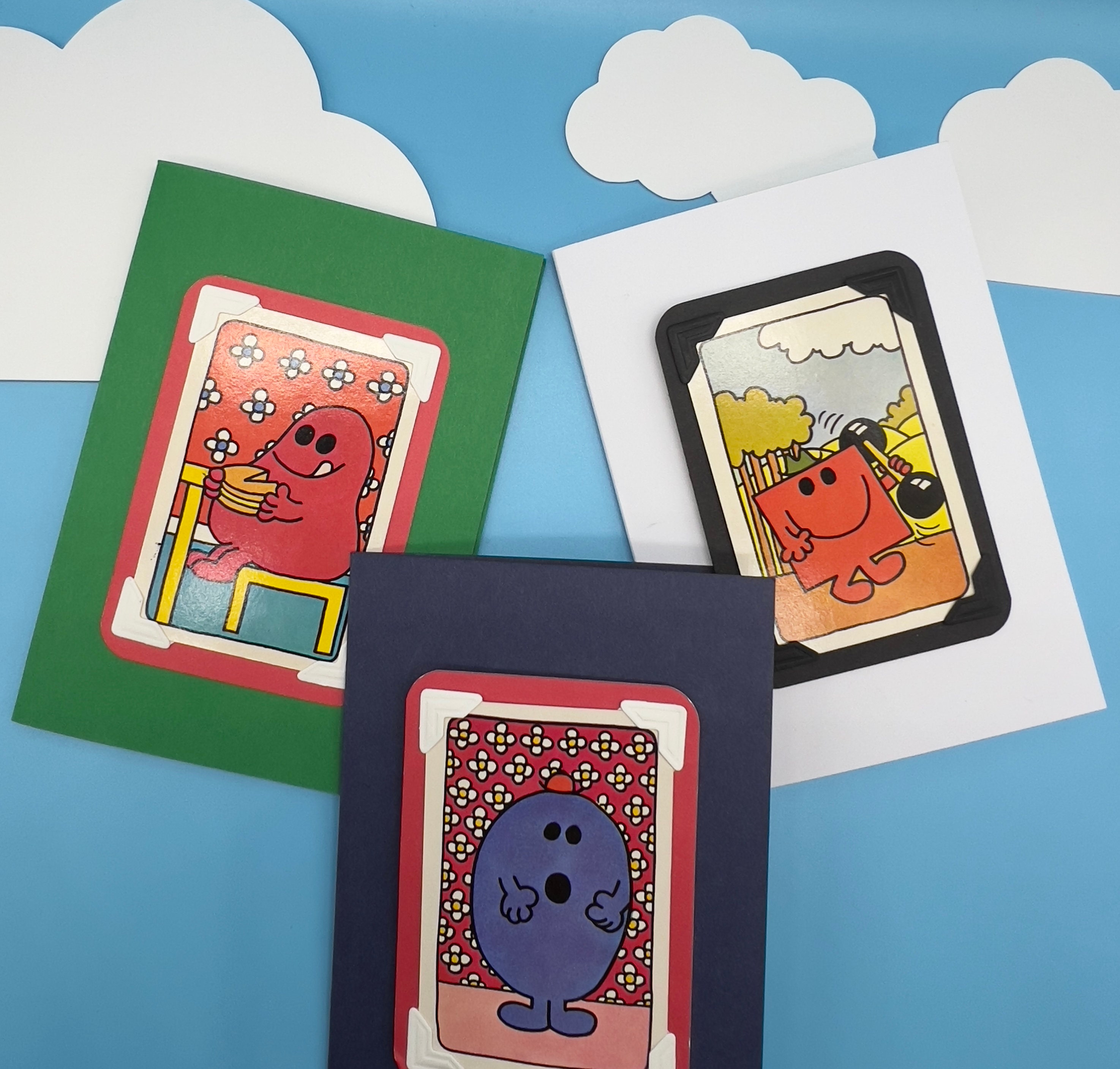 Mr Men Vintage Playing Cards Greetings Card BBC Children's TV Roger ...