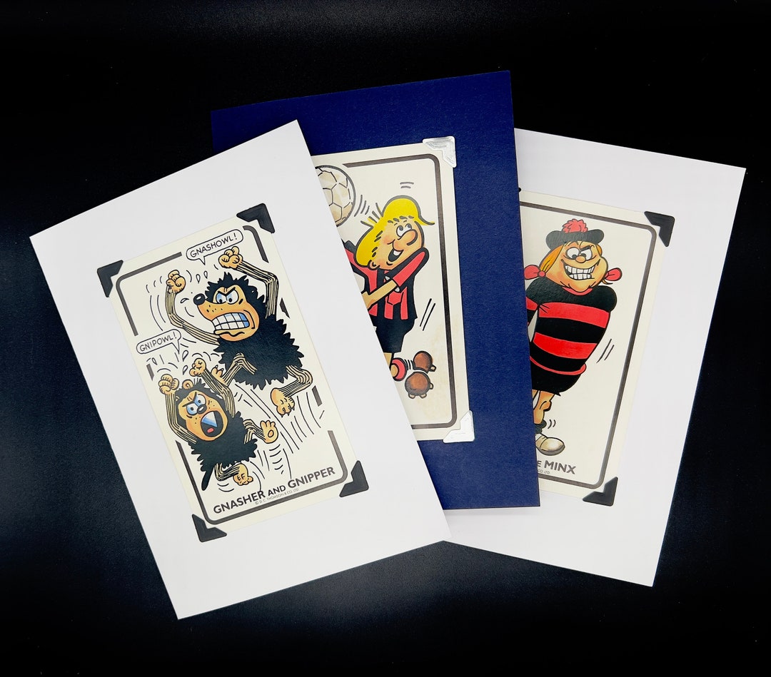 Beano Comic Birthday Greetings Card Vintage Playing Cards - Etsy