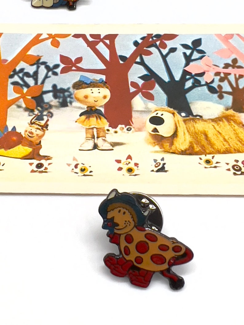 Magic Roundabout Enamel Badges Collectable BBC Children's TV 70s Le ...