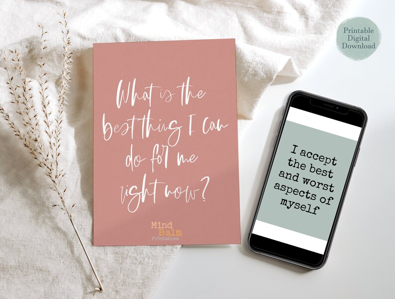 Printable Affirmation Cards Self Love Flash Cards Self - Etsy UK