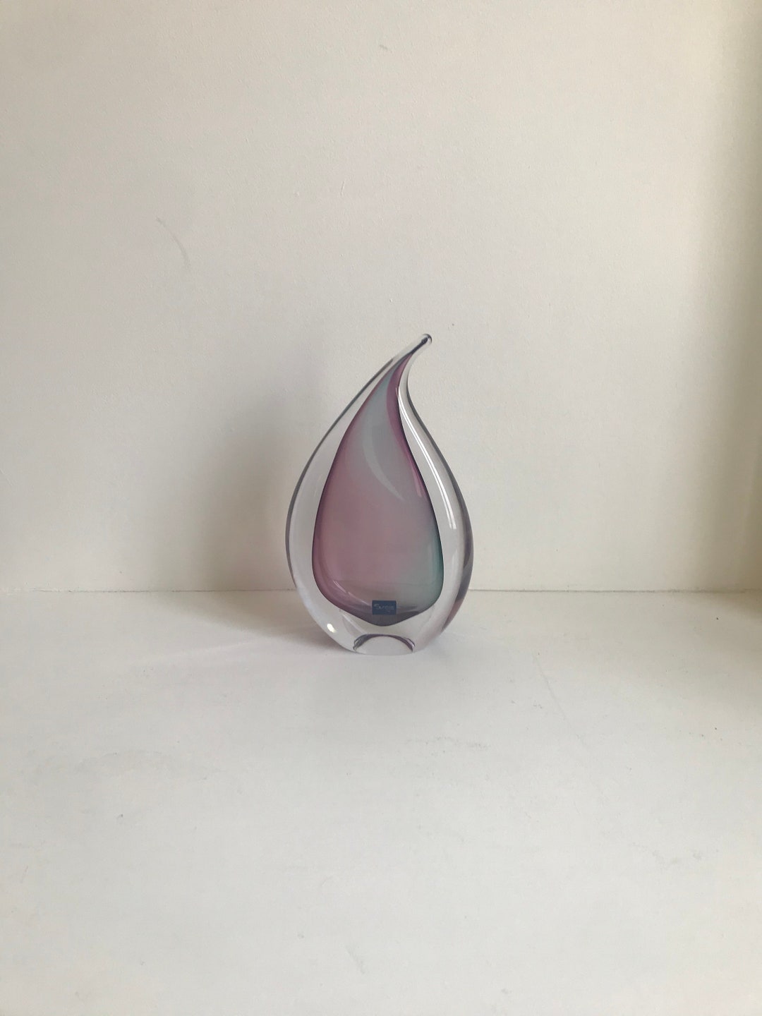 SVAJA ARTEMIDE GLASS Violet Sculpture Art Glass Paperweight - Etsy